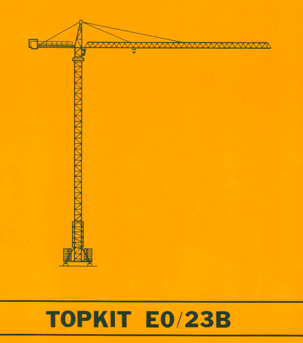 Potain E0/23B | Philippines Tower Crane Market
